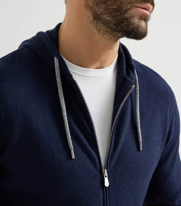 Brunello Cucinelli Cashmere Zip-up Hoodie