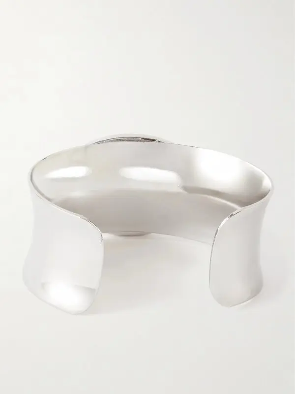 JENNIFER BEHR Johanna Silver-tone Aventurine Cuff - Green
