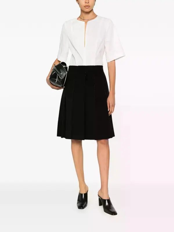 TOTEME Beaded Pleated Mini Skirt