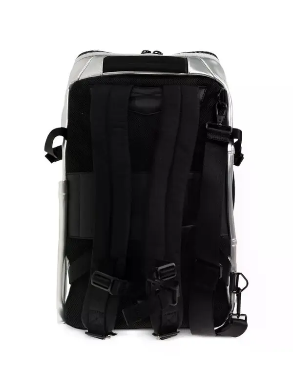 DIESEL® Logo Print Metallic-effect Backpack