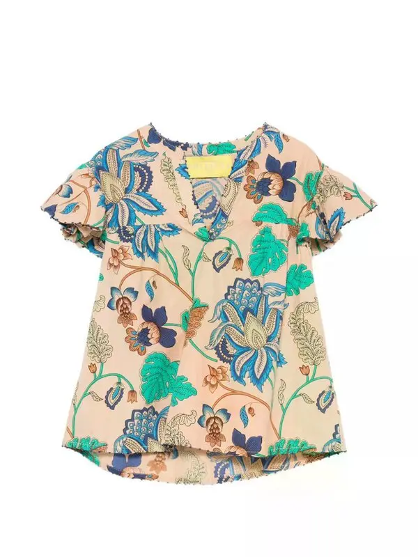 PHILIPPA 1970 Wendy Floral Print Blouse