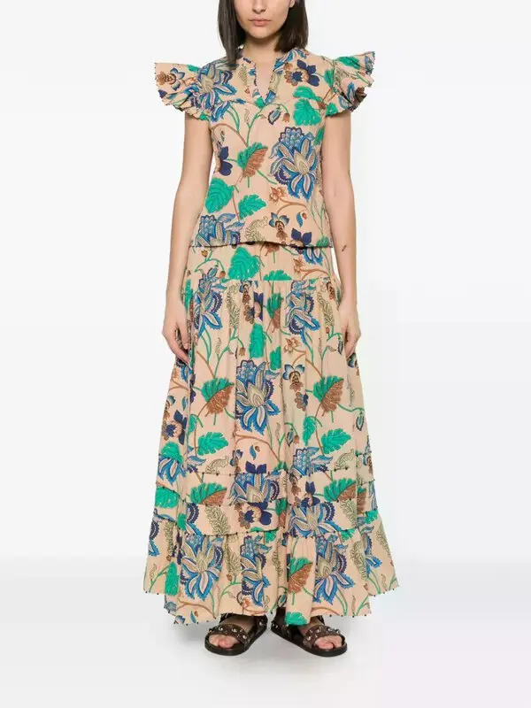 PHILIPPA 1970 Wendy Floral Print Blouse