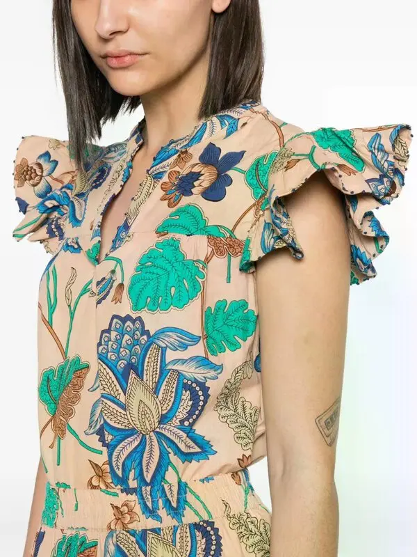 PHILIPPA 1970 Wendy Floral Print Blouse