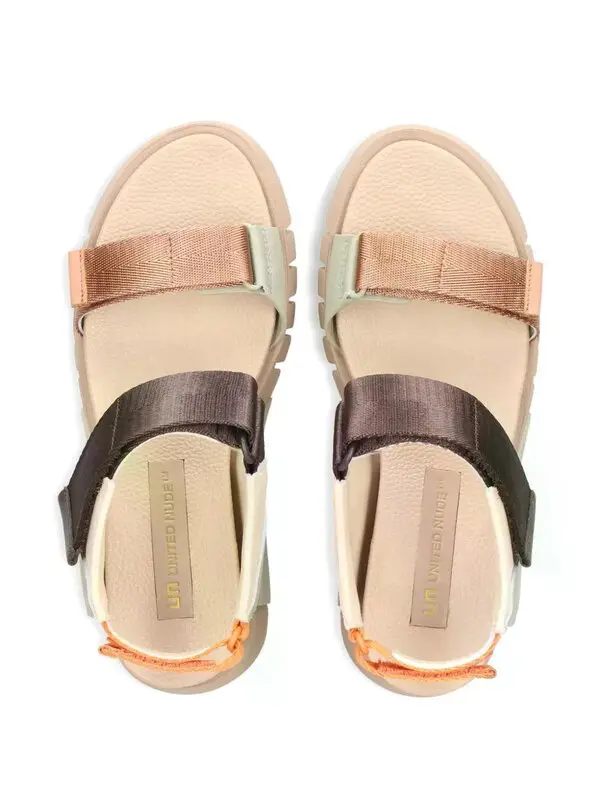 United Nude Delta Run Panelled Touch-strap Sandals