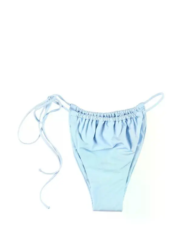 BELAMER Ruched Bikini Bottom - Blue