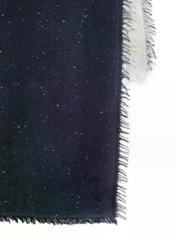 Faliero Sarti Luccicante Sequin-embellished Scarf - Blue
