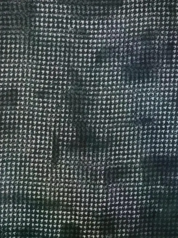 Faliero Sarti Houndstooth-pattern Frayed Scarf