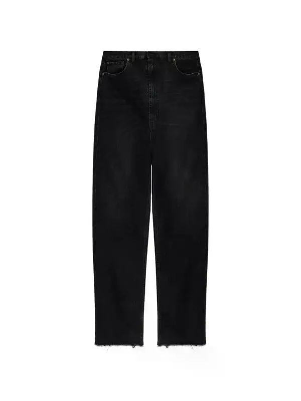 MAISON MARGIELA Raw-cut Hem Jeans - Black