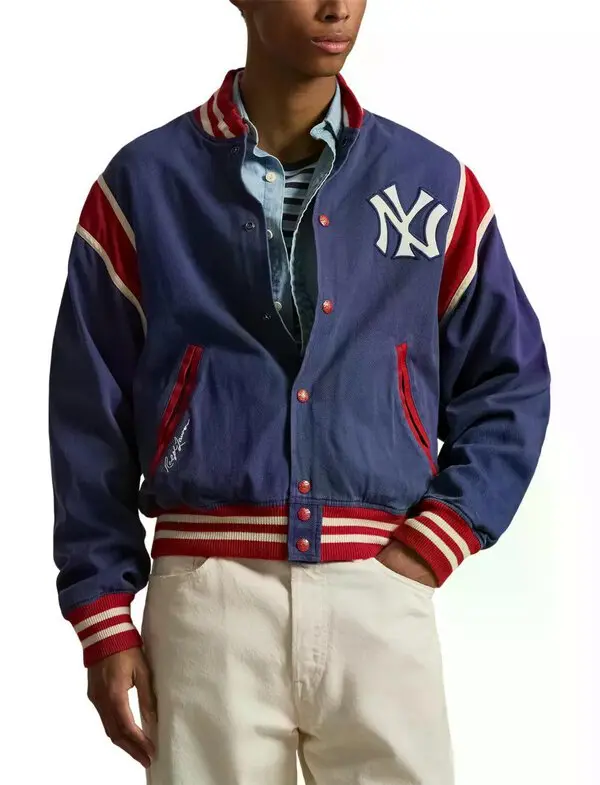 Polo Ralph Lauren X Ny Yankees Snap-button Bomber Jacket