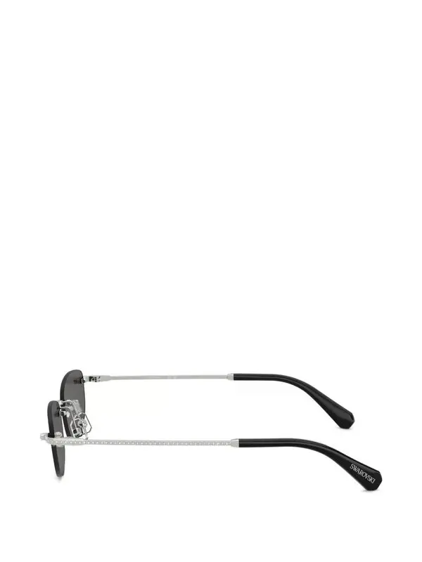 SWAROVSKI Rimless Rectangle Sunglasses