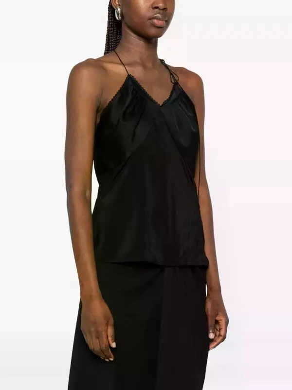 Victoria Beckham Gathered Halterneck Top
