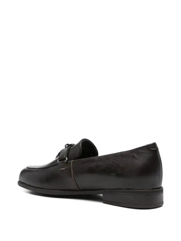 SERGIO MORETTI FIRENZE Leather Tassel Detail Loafers