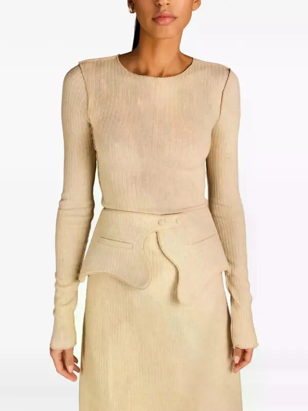 MARK-OFF Chelsea Ribbed-knit Top