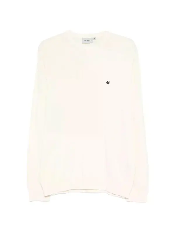 Carhartt Work In Progress Crew Neck Embroidered Sweater