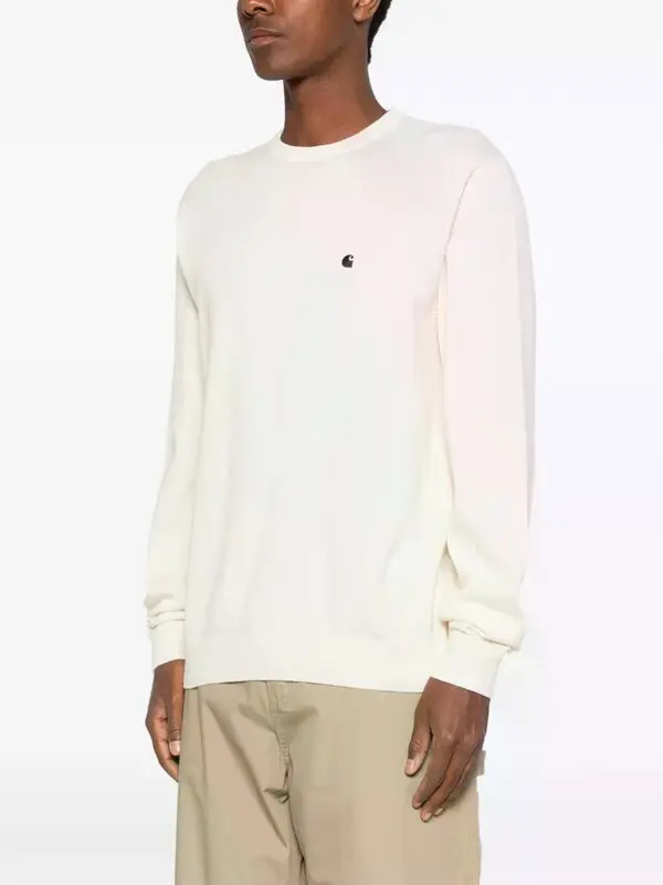 Carhartt Work In Progress Crew Neck Embroidered Sweater
