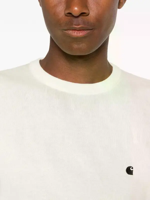 Carhartt Work In Progress Crew Neck Embroidered Sweater