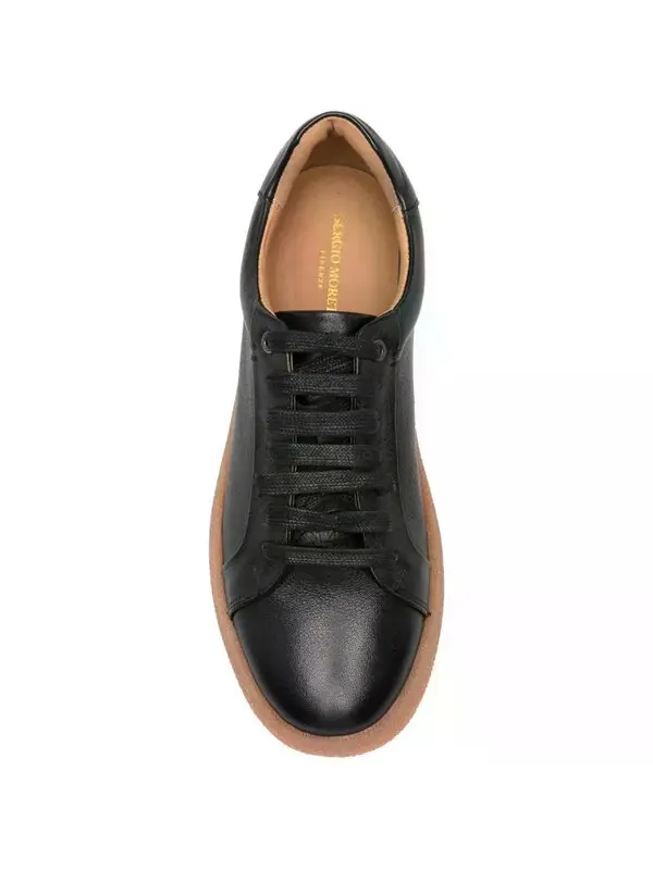 SERGIO MORETTI FIRENZE Leather Lace-up Sneakers