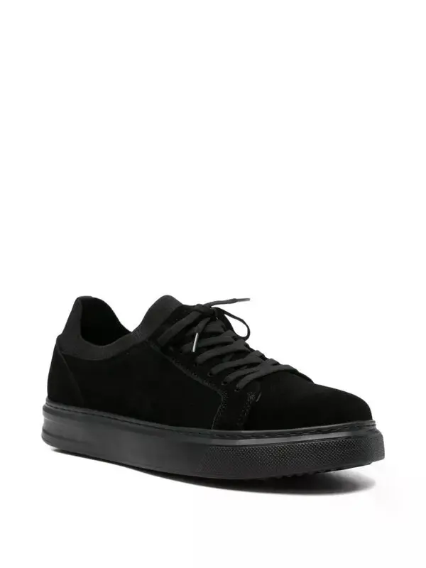 SERGIO MORETTI FIRENZE Suede Lace-up Sneakers