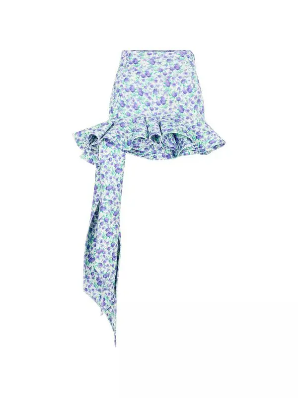 Rabanne Liberty Mini Ruffle Skirt