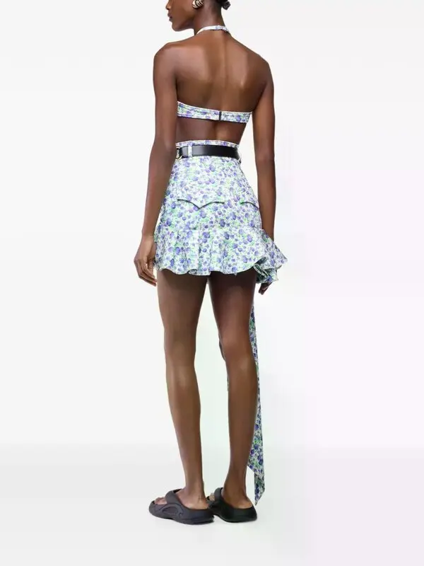 Rabanne Liberty Mini Ruffle Skirt