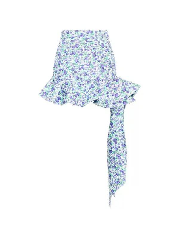 Rabanne Liberty Mini Ruffle Skirt