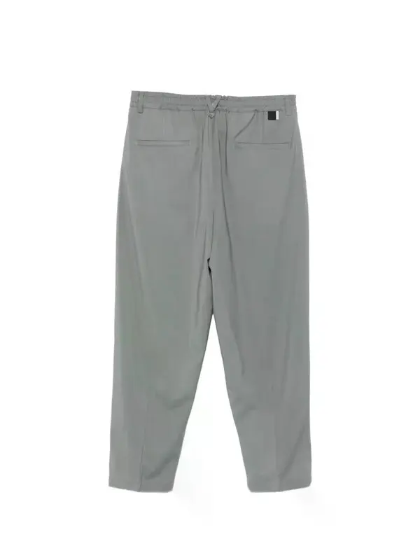 LOW BRAND Pleated Elasticated-waist Trousers