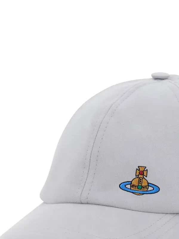 VIVIENNE WESTWOOD Orb Embroidered Baseball Cap