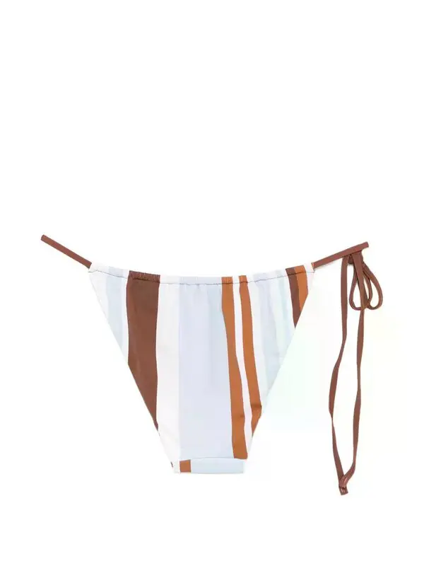 SIR. Marais Striped Bikini Bottoms - Brown