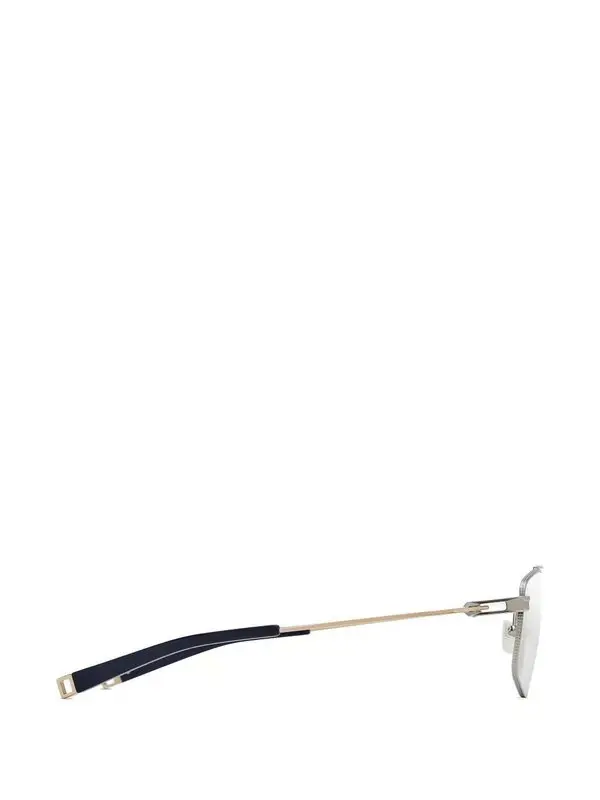 Dita Geometric-frame Double-bridge Glasses