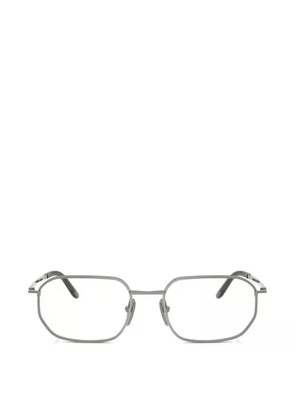 Prada Geometric-frame Glasses - Grey
