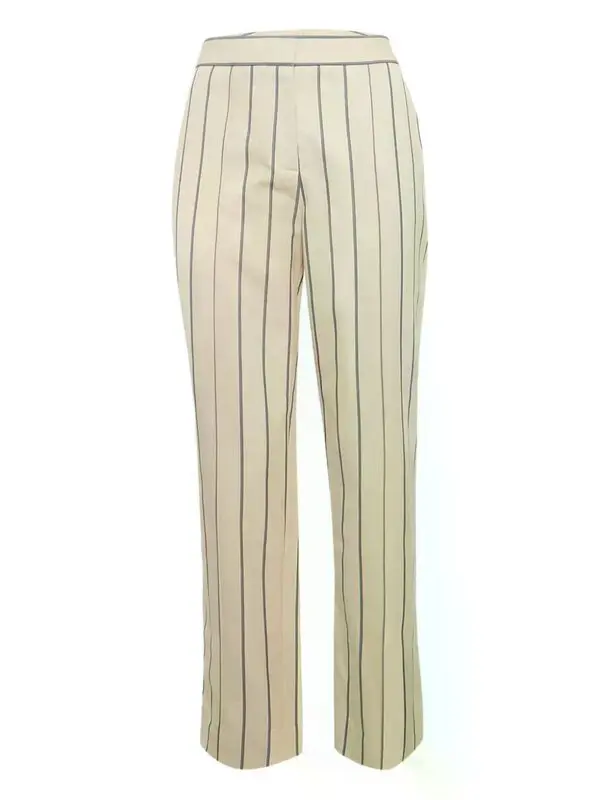 Victoria Beckham Striped Gabardine Trousers