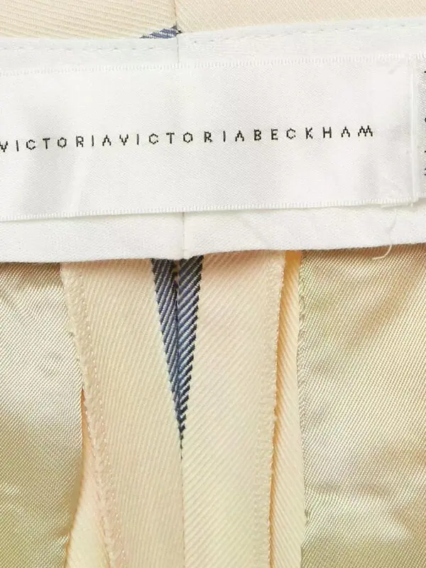 Victoria Beckham Striped Gabardine Trousers