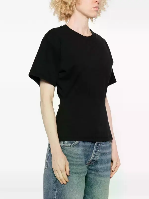 EB DENIM Crew Neck T-shirt - Black