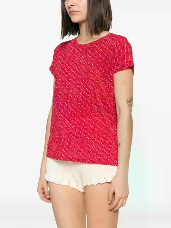 SIYU Geometric-print T-shirt