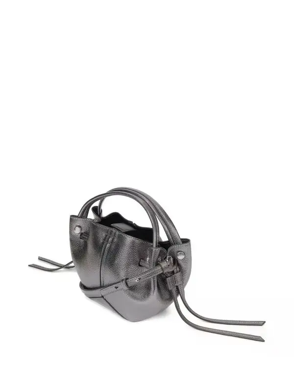 Karl Lagerfeld Mini K/pierced Bucket Bag - Silver