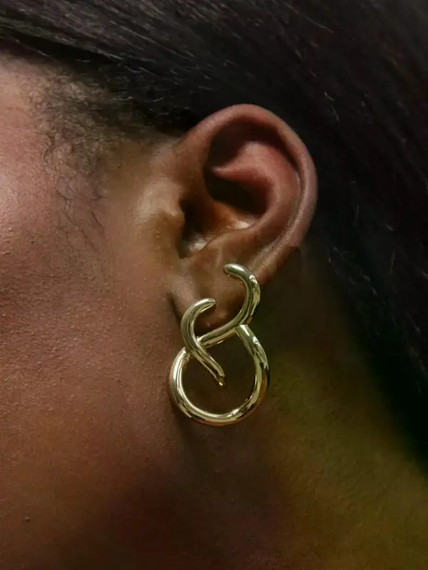 YOJ X Charlotte Aura Loop Earrings