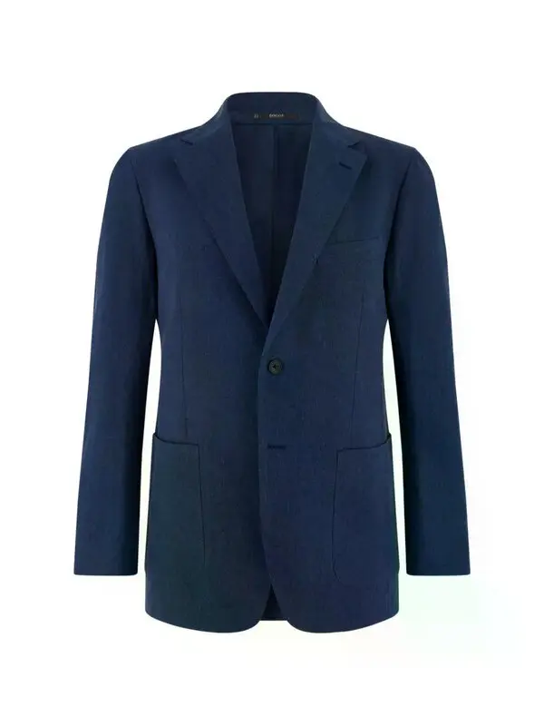 Boggi Milano Patch-pocket Single-breasted Blazer