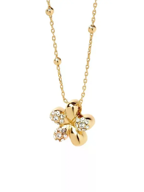 YOJ Crystal Flower Necklace