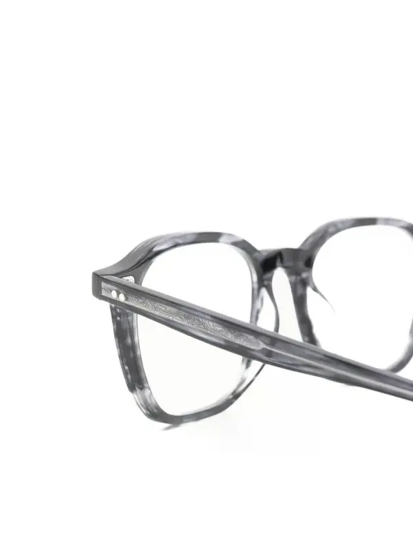 Oliver Spencer Arlett Square-frame Eyeglasses - Grey