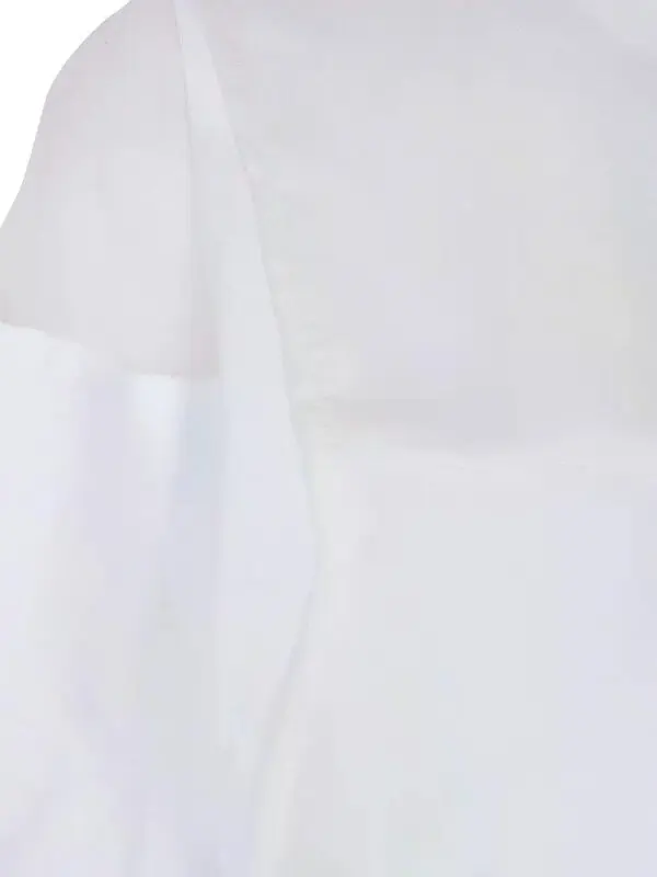 Sacai Panelled Mock Neck T-shirt