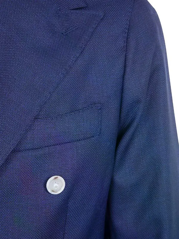 BARBA NAPOLI Double-breasted Wool Blazer
