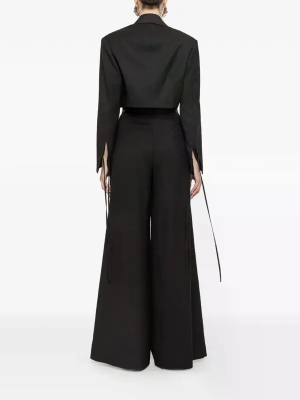 NISSA Pleated Wide-leg Trousers