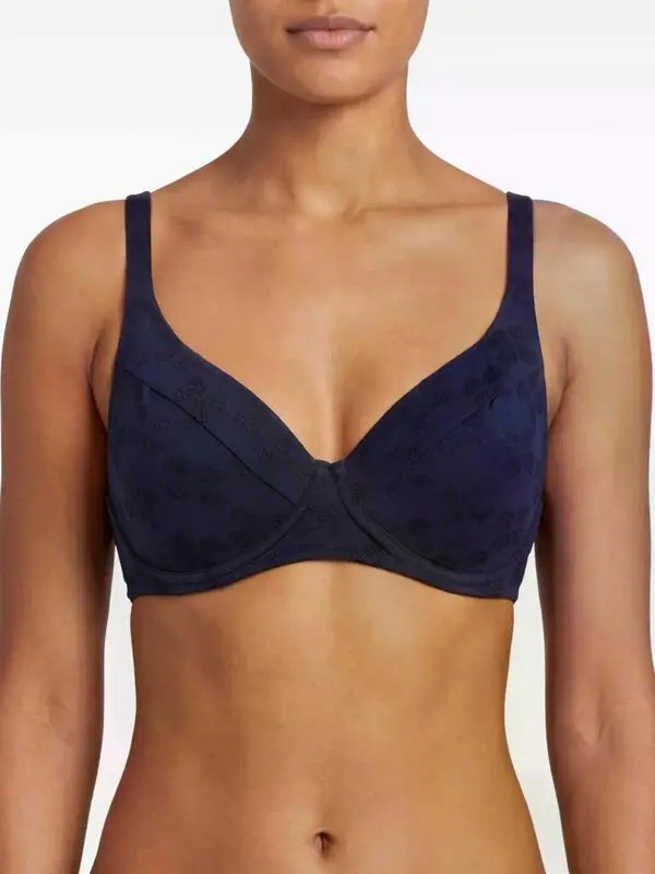 Vilebrequin Floral-jacquard Underwired Bikini Top