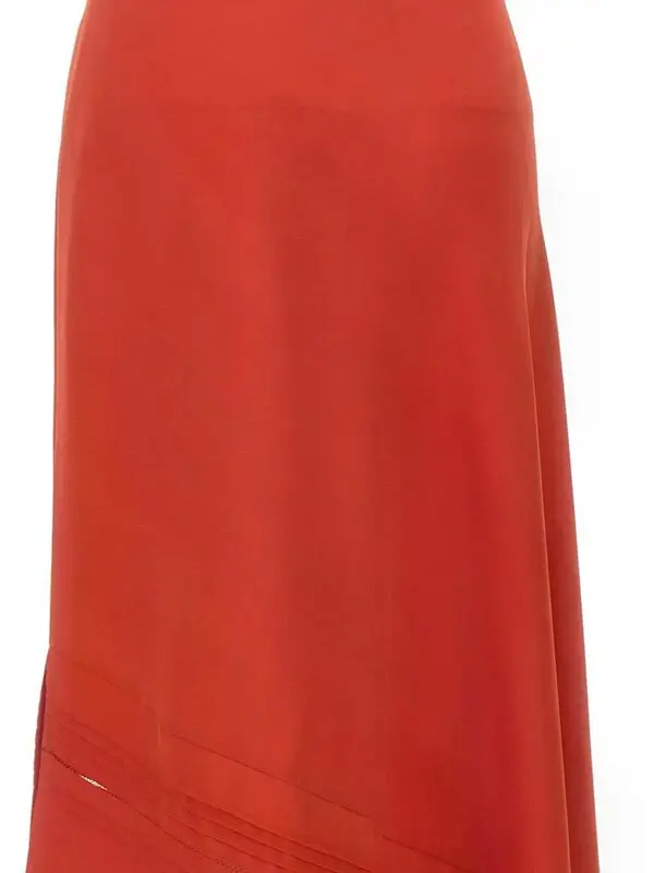 Vince Pintuck Asymmetric Midi Skirt