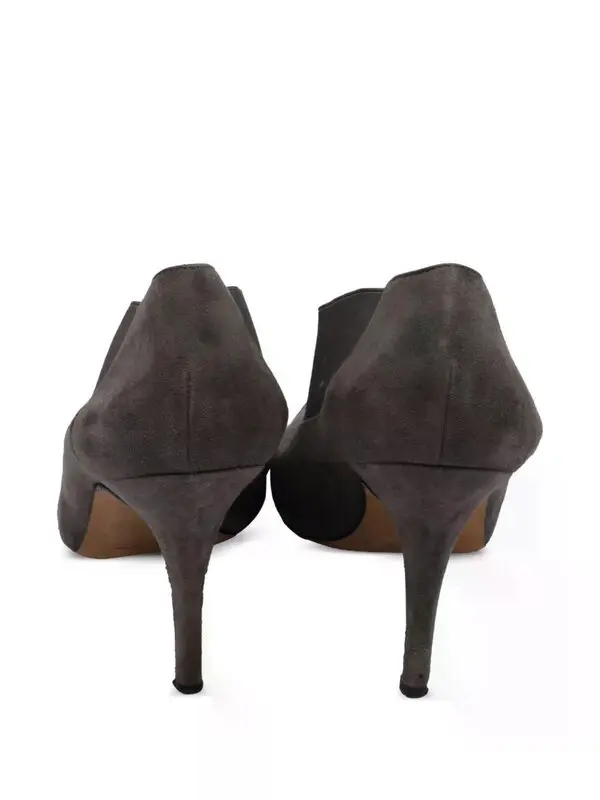 Manolo Blahnik Suede Pointed Toe Pumps