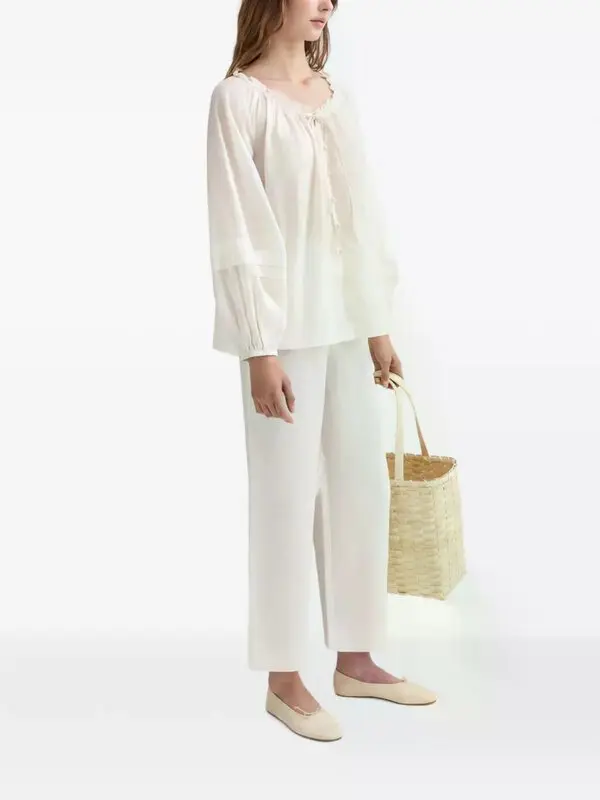 Posse Noelle High-waisted Wide-leg Trousers