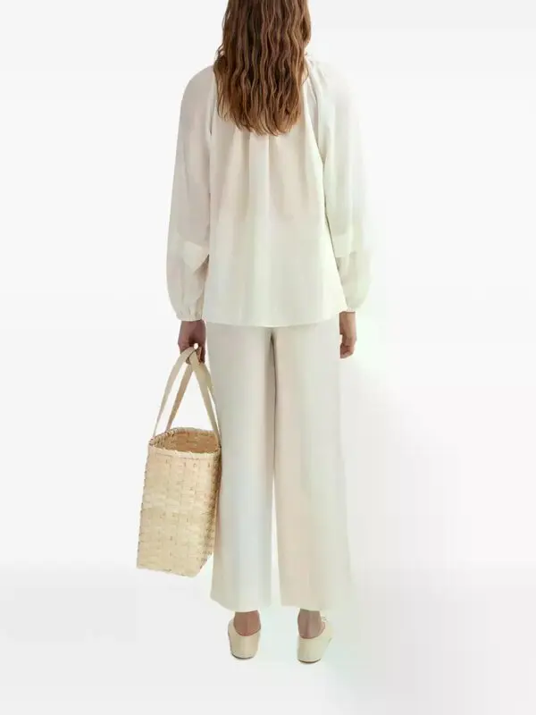 Posse Noelle High-waisted Wide-leg Trousers