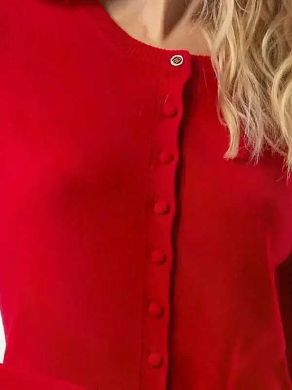 FRACOMINA Buttoned Long-sleeved Cardigan
