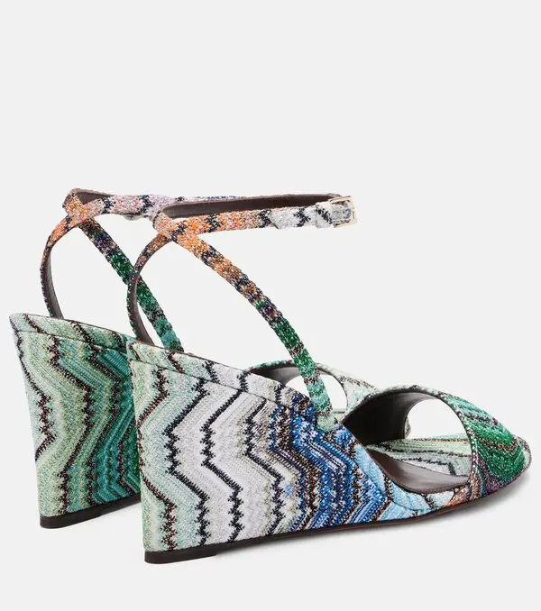 Missoni Julia Zigzag Lame Wedges