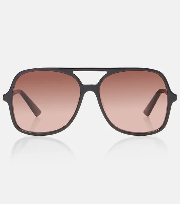 Chloé Aviator Sunglasses - Red
